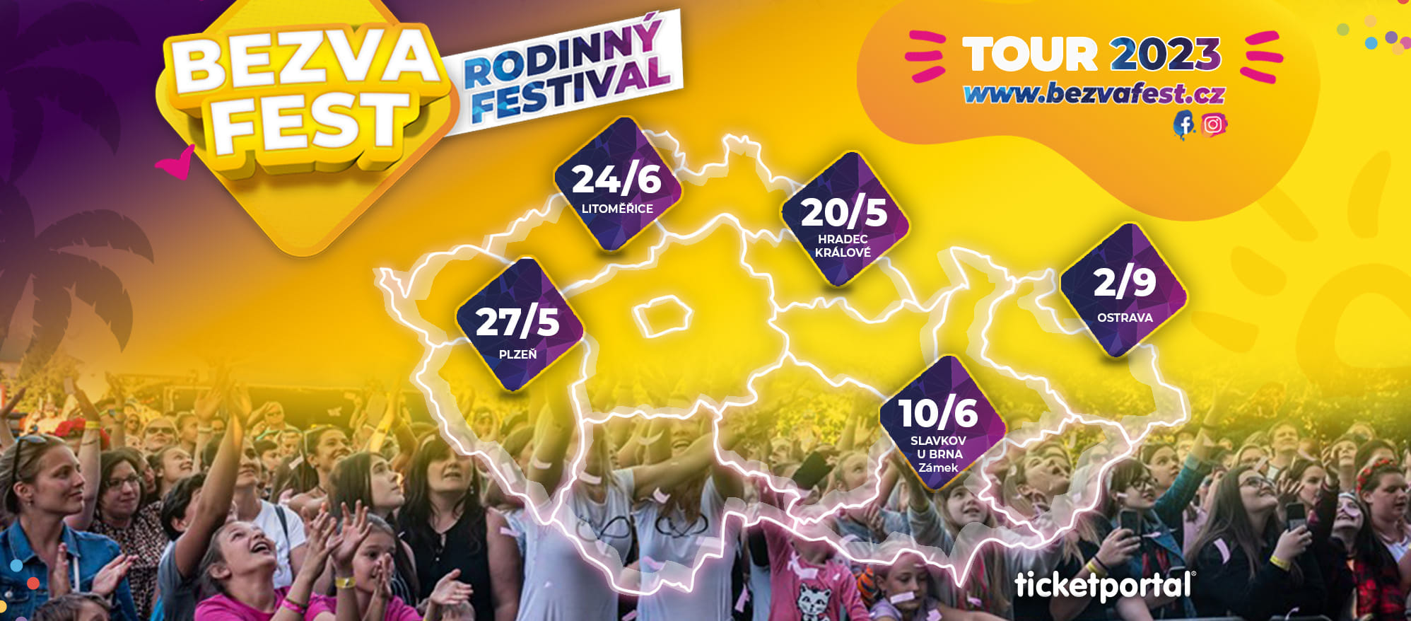 BEZVA FEST TOUR 2023 | Rodinný festival